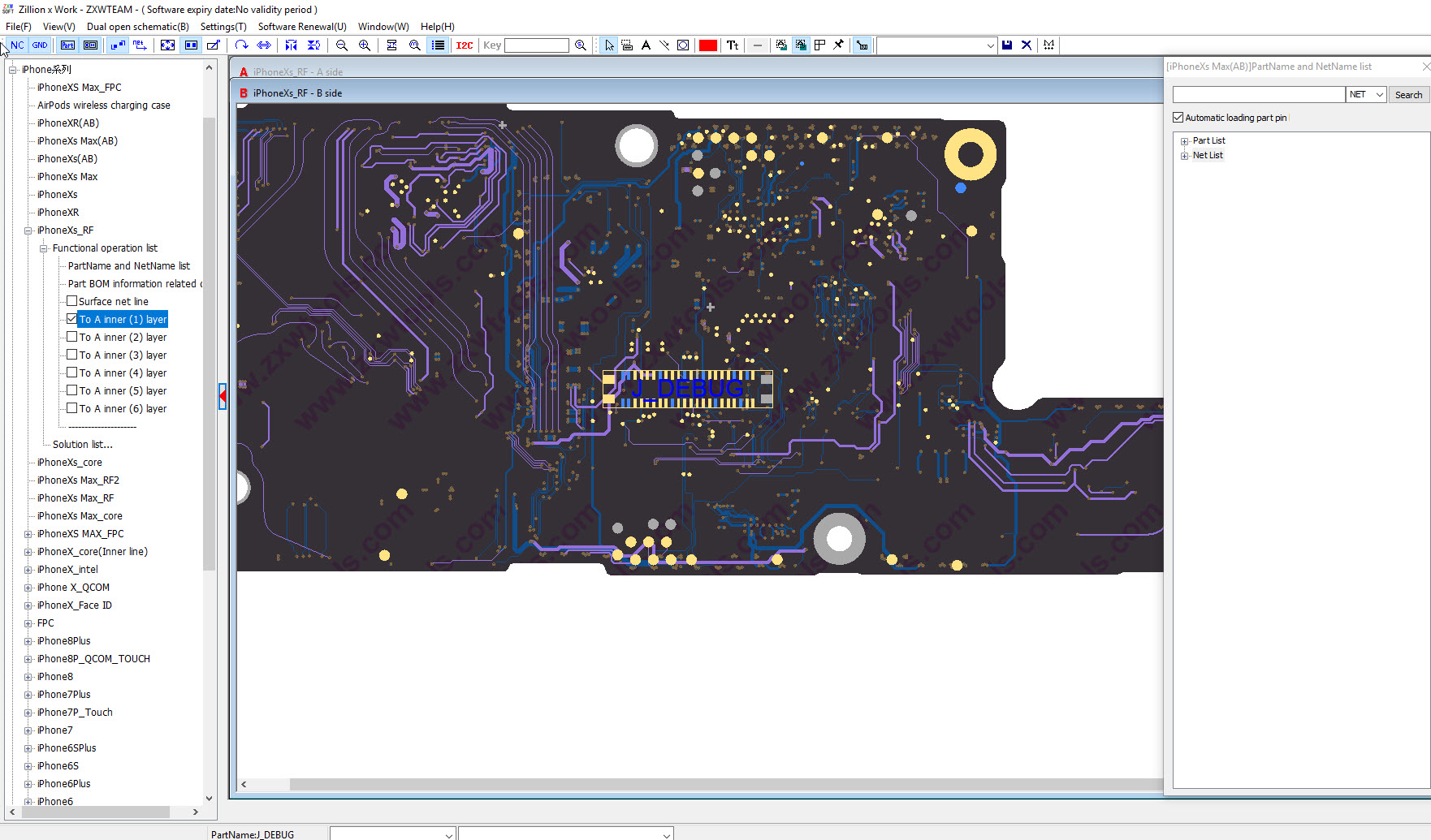 Phần mềm xem sơ đồ mạch iphone ZXW TOOL – Linh Kiện Phụ Kiện , Main Xác ...